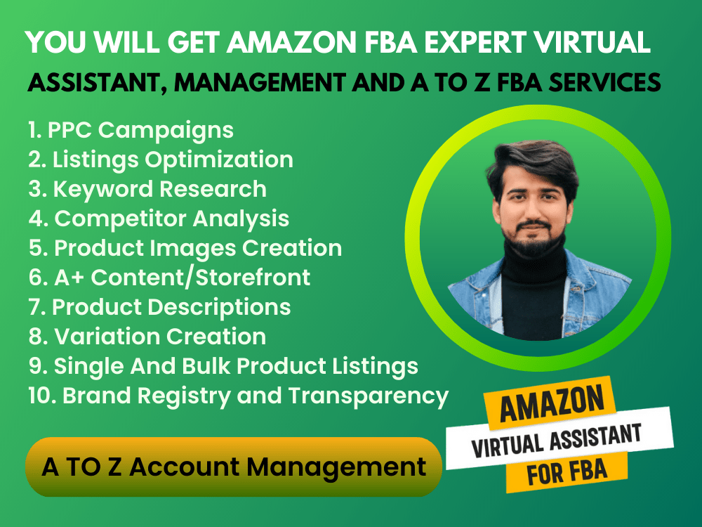 Amazon FBA Expert Virtual Assistant, Management and A to Z FBA services ...