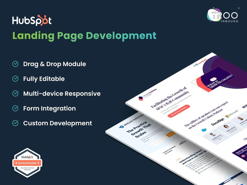 Fully Editable & Responsive HubSpot Landing Page | Upwork