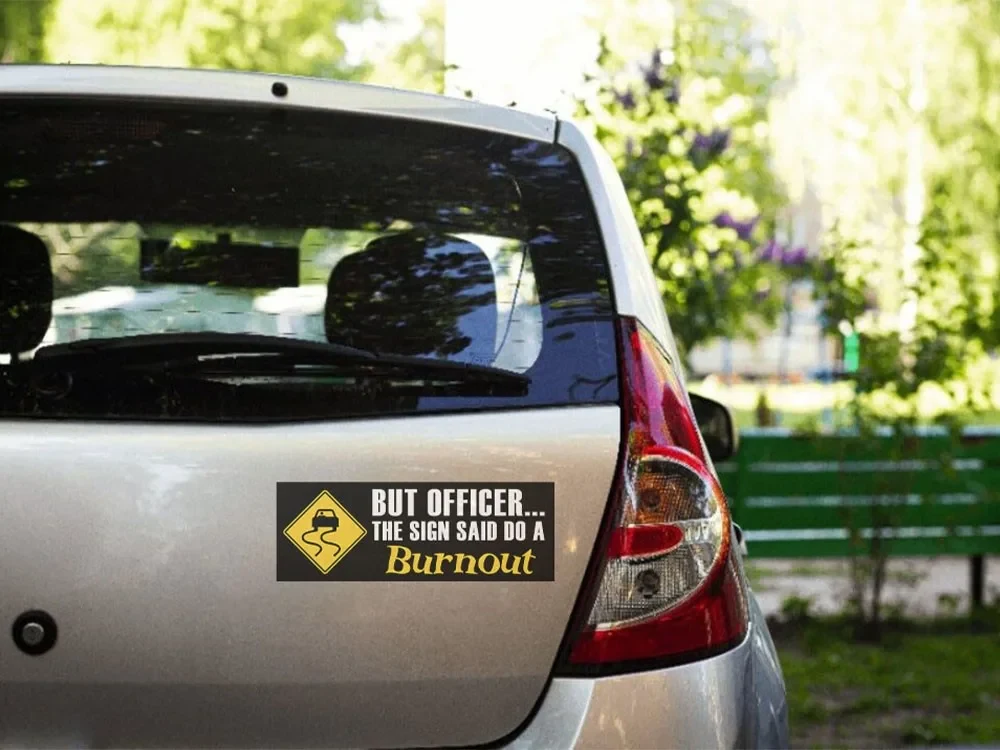 Custom bumper sticker design vinyl car decal | Upwork