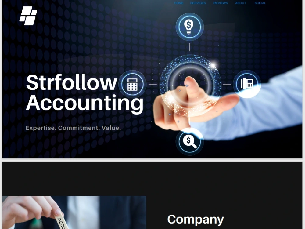 A professional static landing page design for your website | Upwork