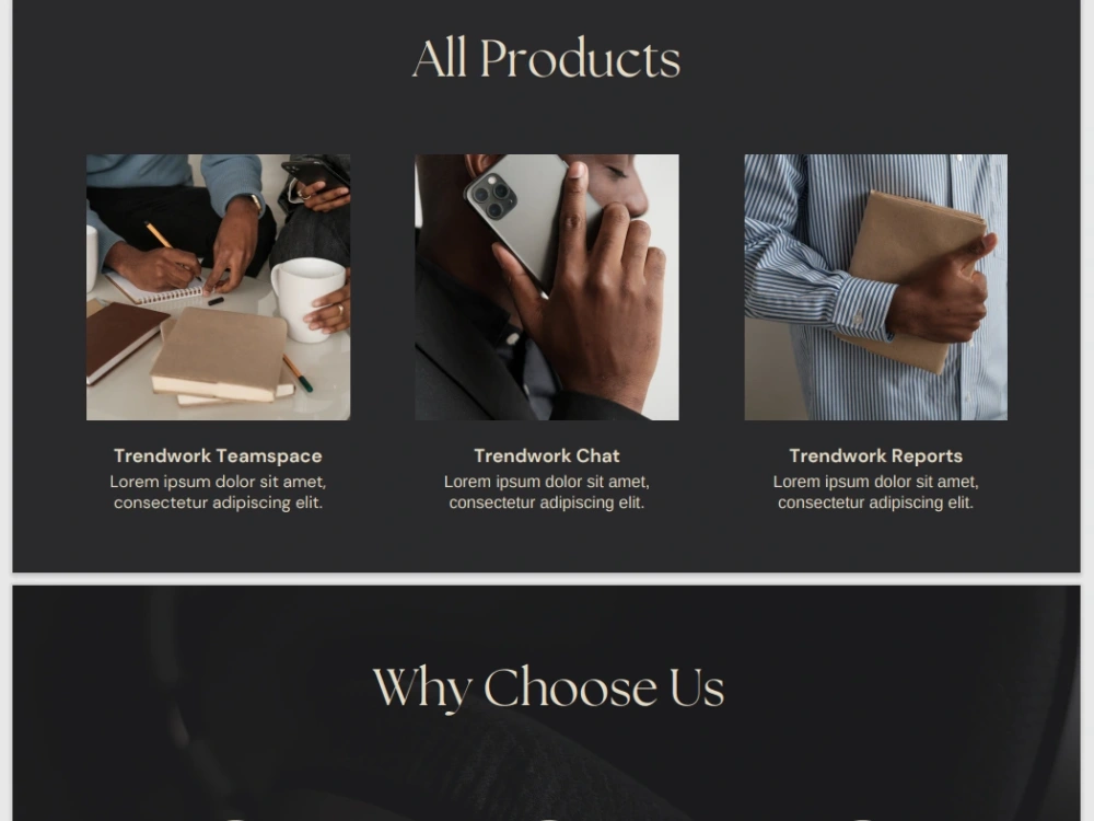 A professional static landing page design for your website | Upwork