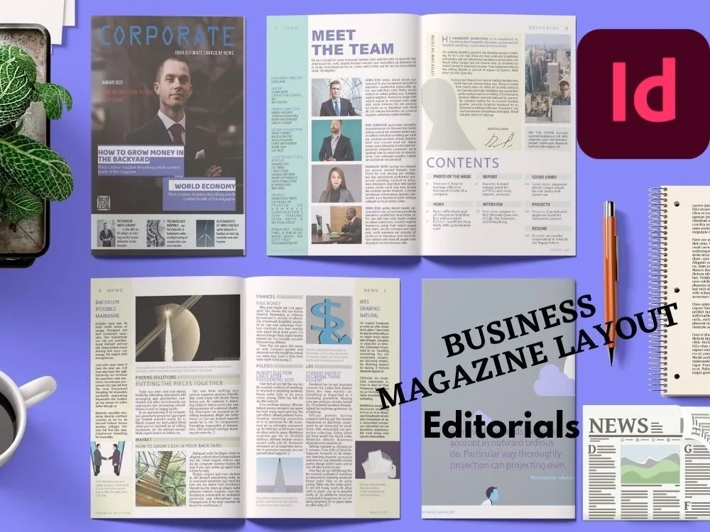 Amazing magazine layout and e-book editorial publications. | Upwork
