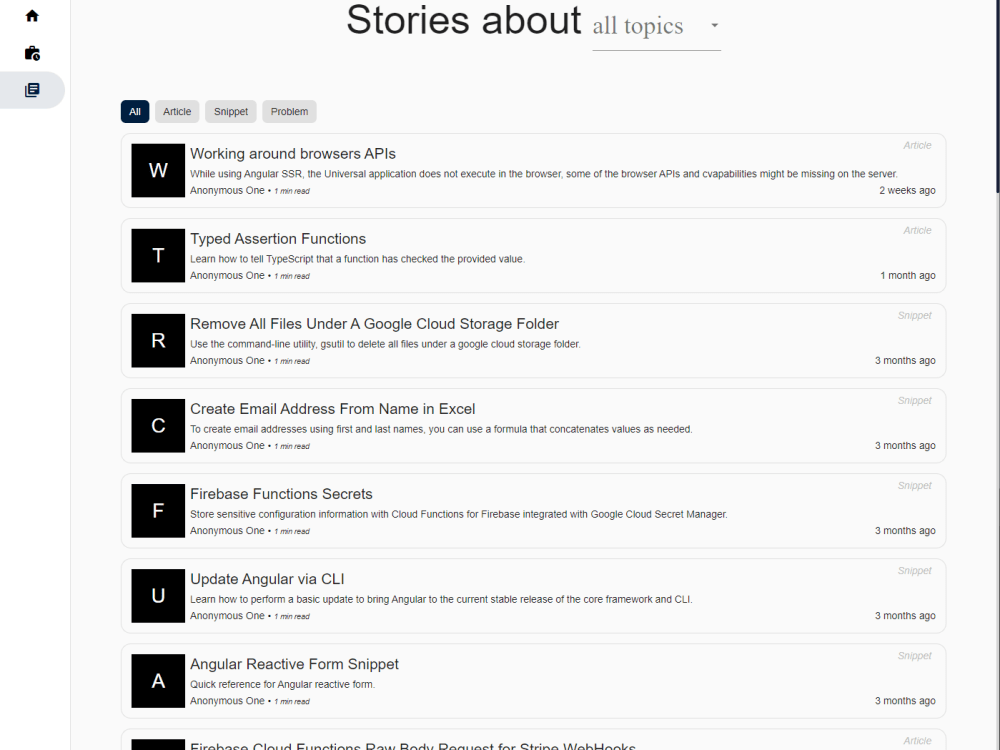 A full stack web application in angular and firebase | Upwork