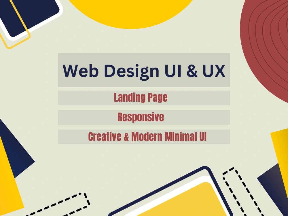 Responsive website UI/UX design, web UI or landing page UI design in ...