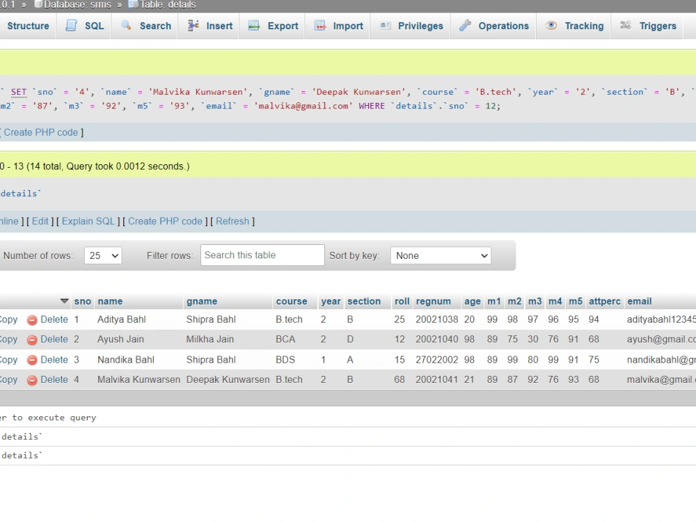 A website student record maintenance system | Upwork