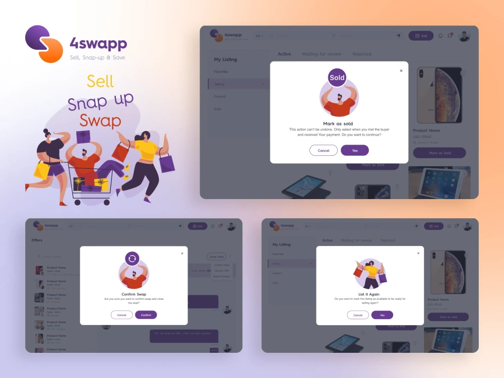 Clear, easy and usable user interface designs. | Upwork