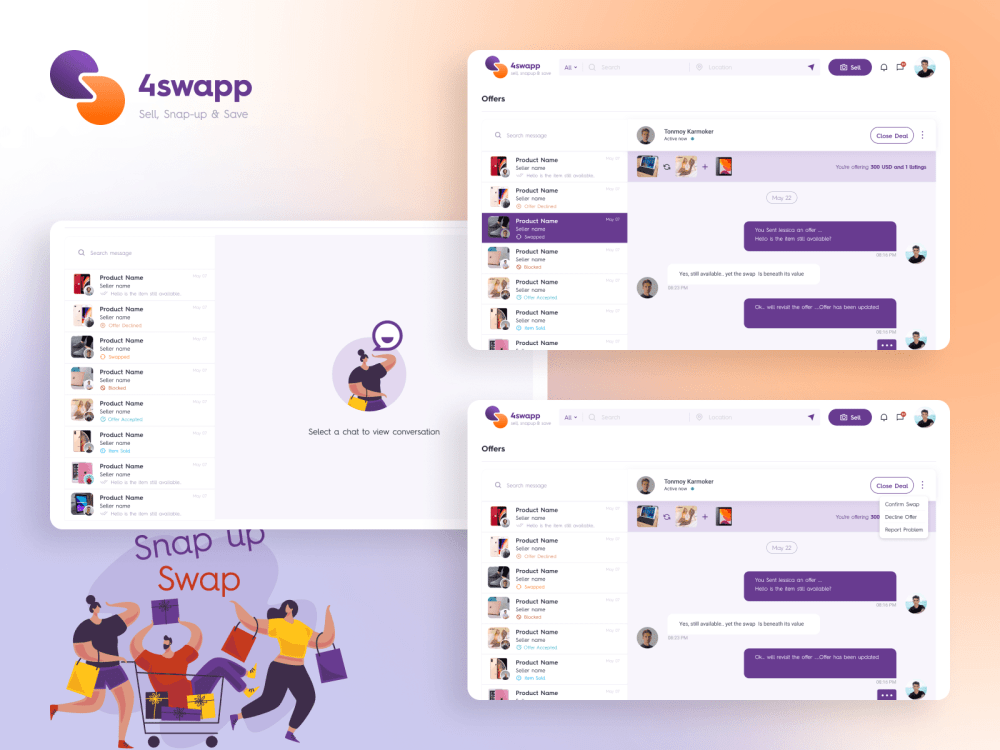 Clear, easy and usable user interface designs. | Upwork