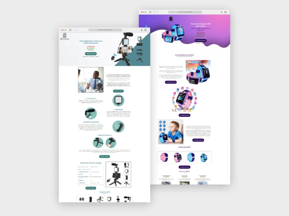 A professional landing page for your product | Upwork