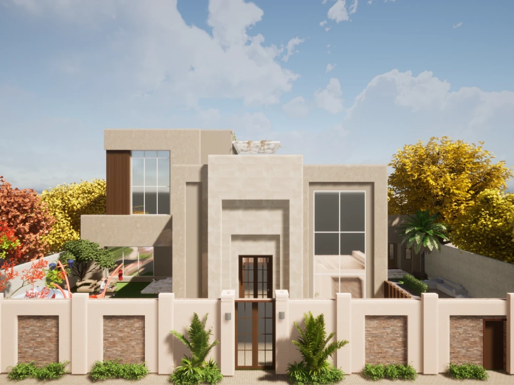 Amazing 2D and 3D Villa Design [Modern Style] | Upwork