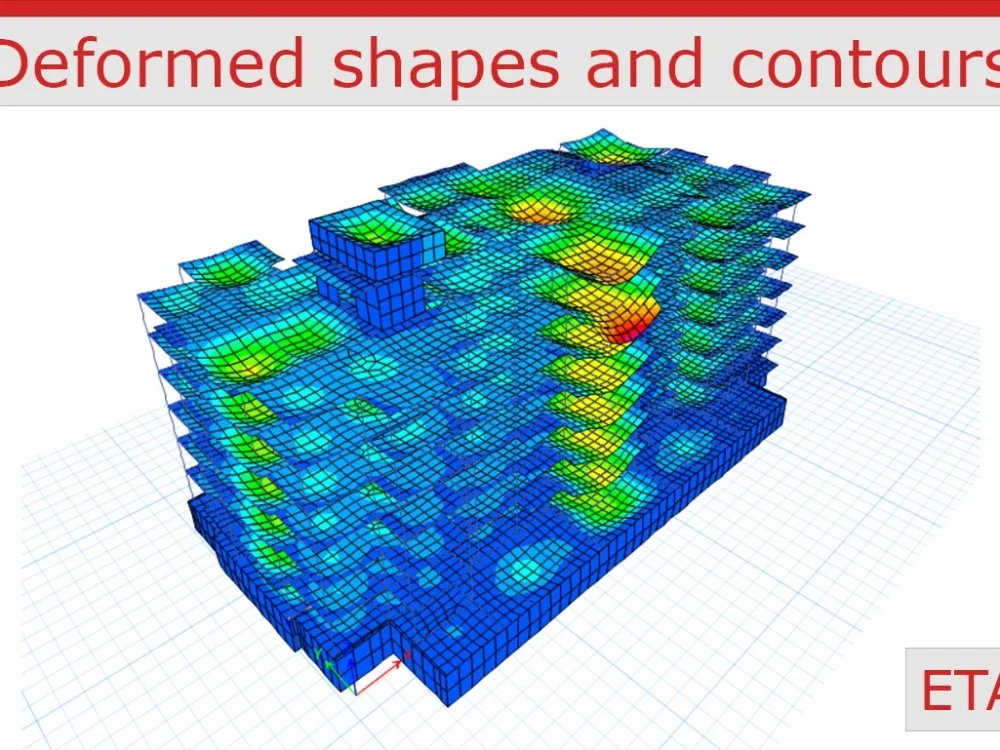 ETABS model for structural design | Upwork