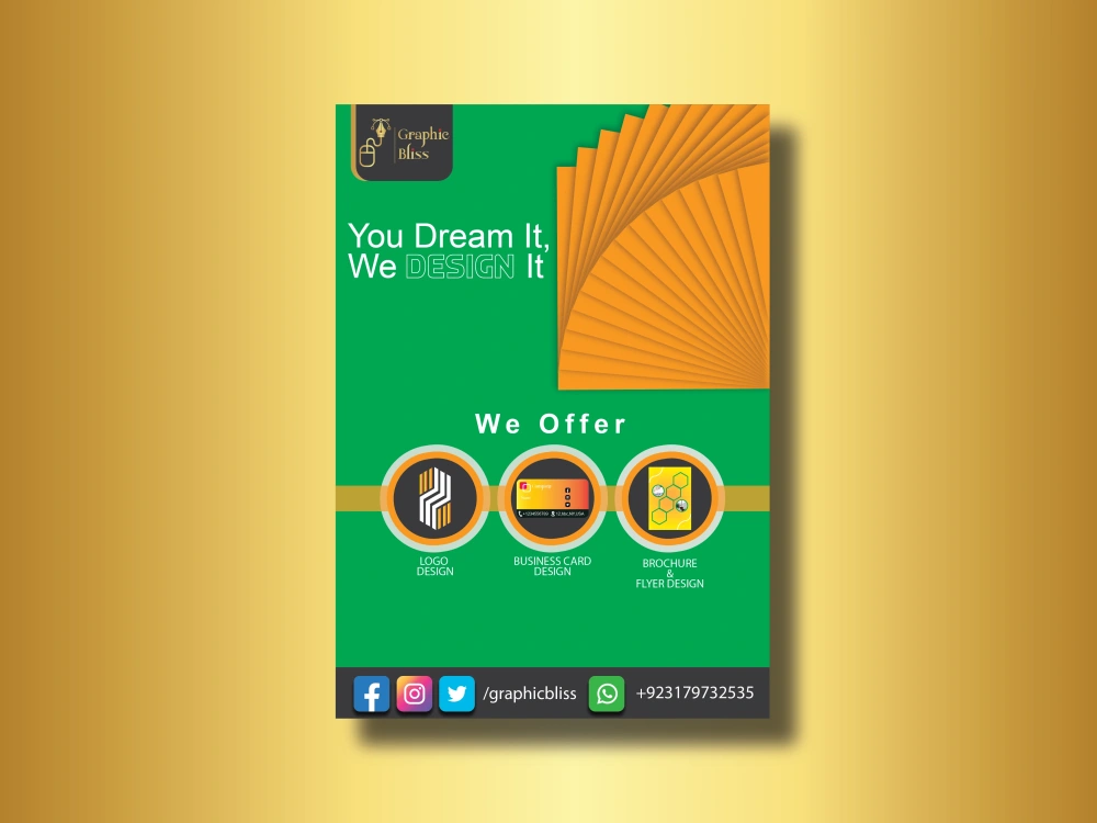 Flyer and brochure Design Which help you in promoting your Business ...