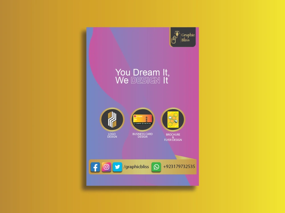 Flyer and brochure Design Which help you in promoting your Business ...
