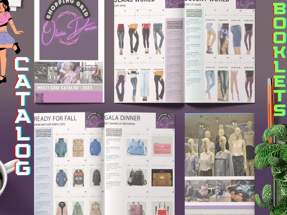 A professional product catalog, lookbook and booklet design. | Upwork