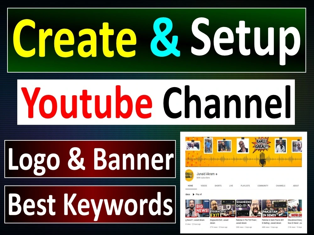 Professional YouTube Channel Logo Design, Art Banner and SEO ...
