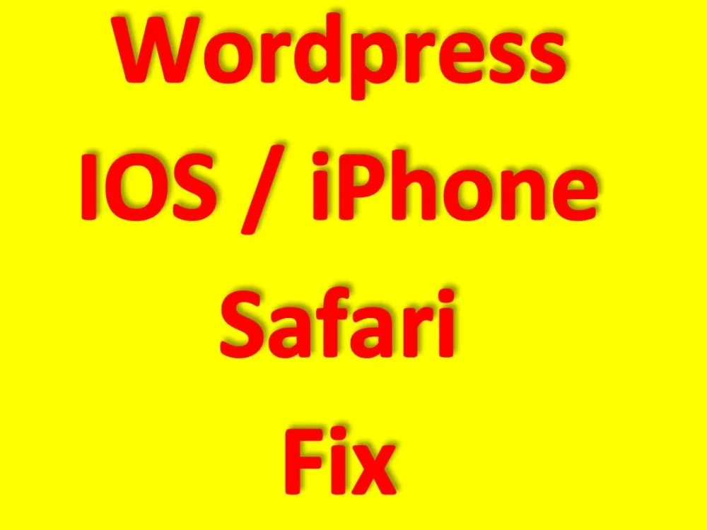 Any iOS / iPhone issue & glitch fixed (WordPress) | Upwork