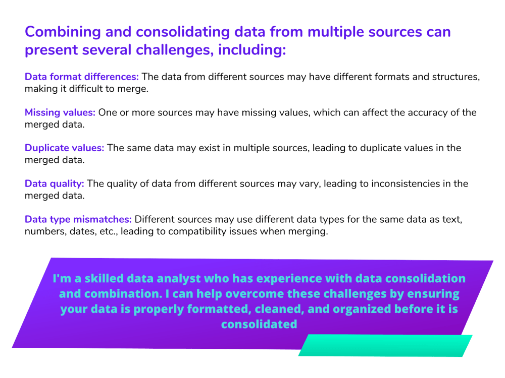 Your data merged from two or more tables based on a related column | Upwork