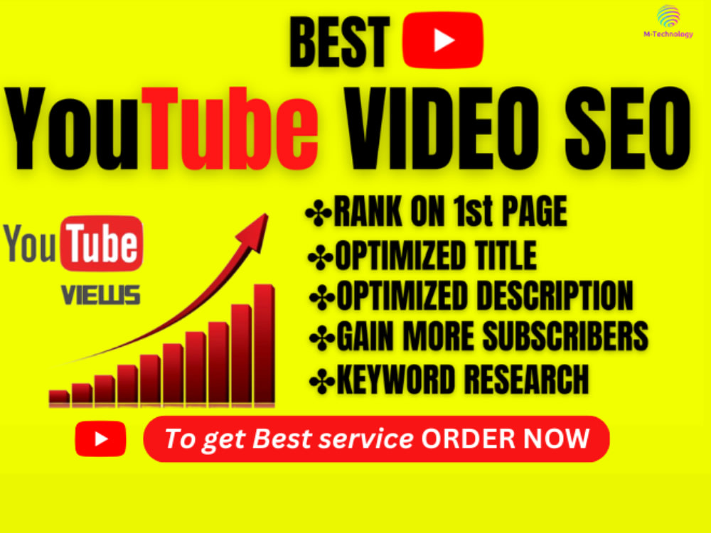 Youtube channel and video organic SEO | Upwork