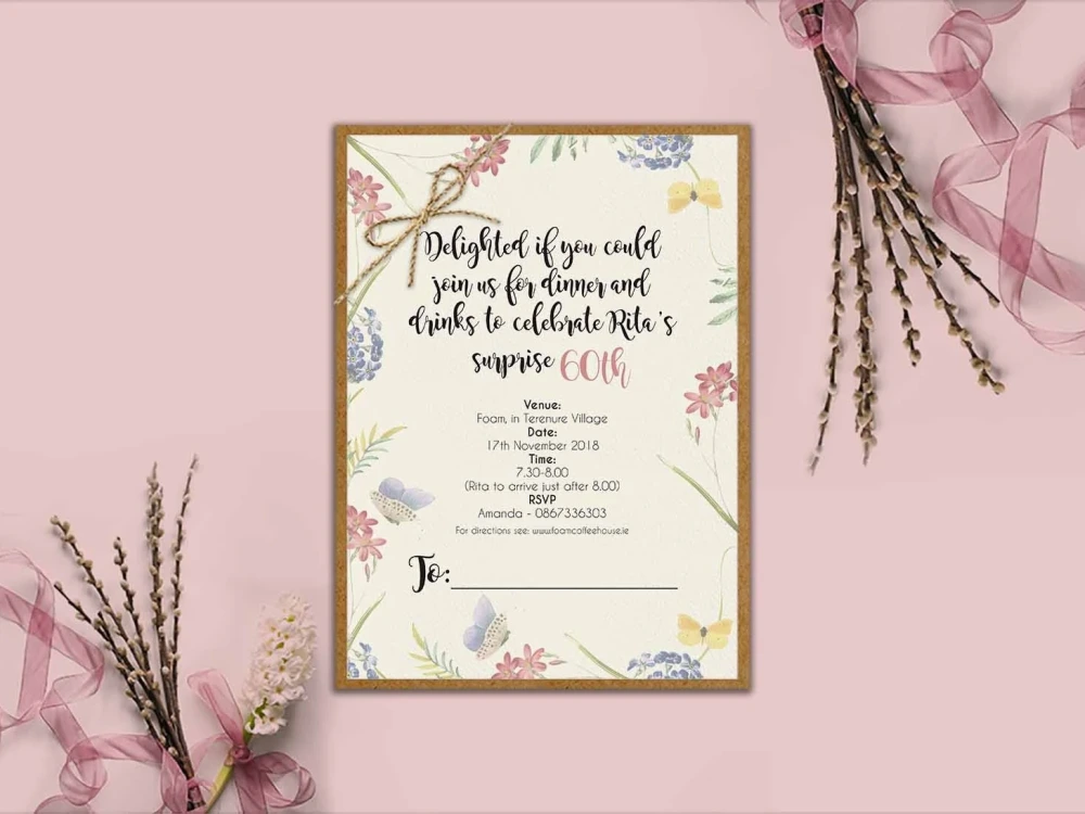 A personalized invitation designed for your big event | Upwork