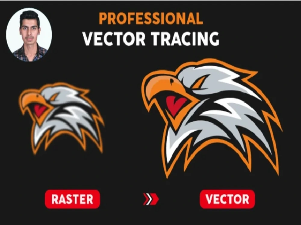 Your vectorise logo and deliver source file in 4 to 10 hour | Upwork
