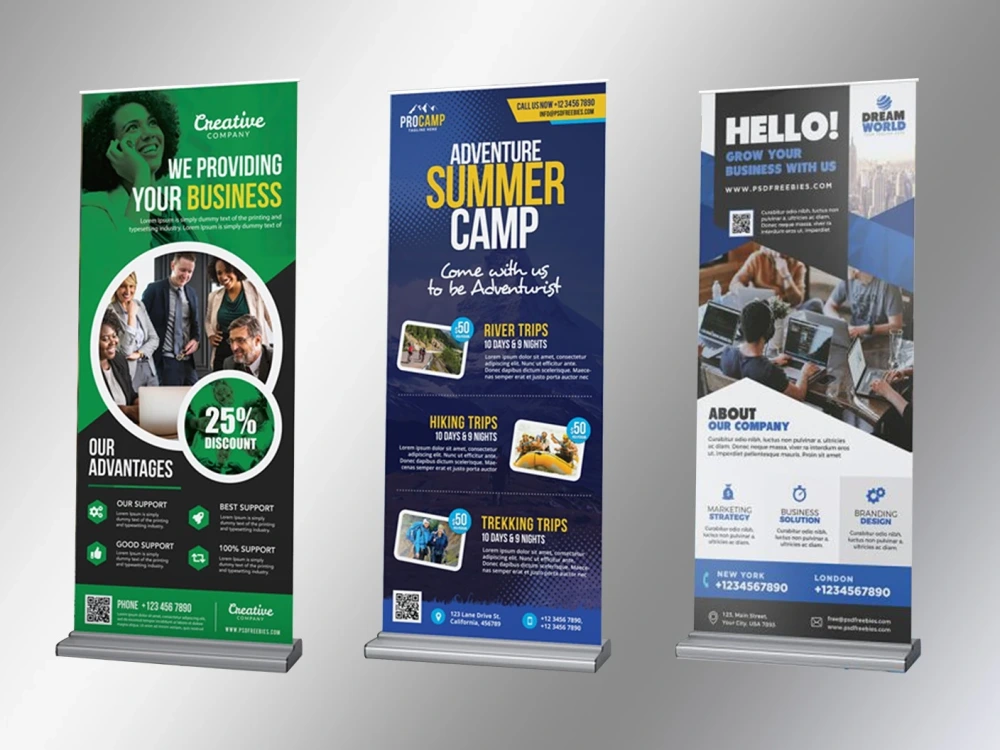 Roll up, outdoor, backdrop, signage, billboard, yard sign design | Upwork