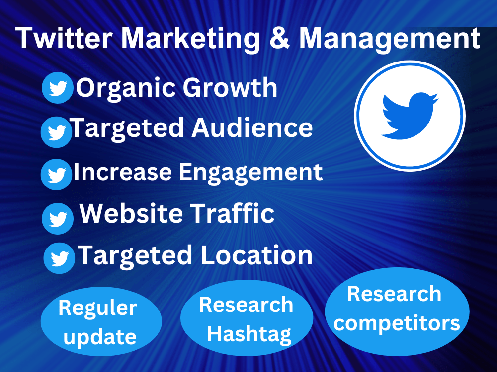 Twitter Marketing | Real and Targeted Followers with Organic growth ...