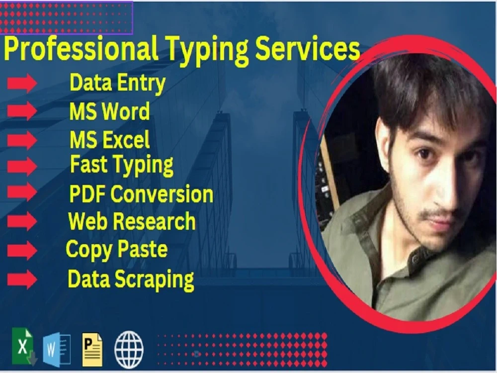 Data entry, web scraping, typing, copy paste, web research | Upwork