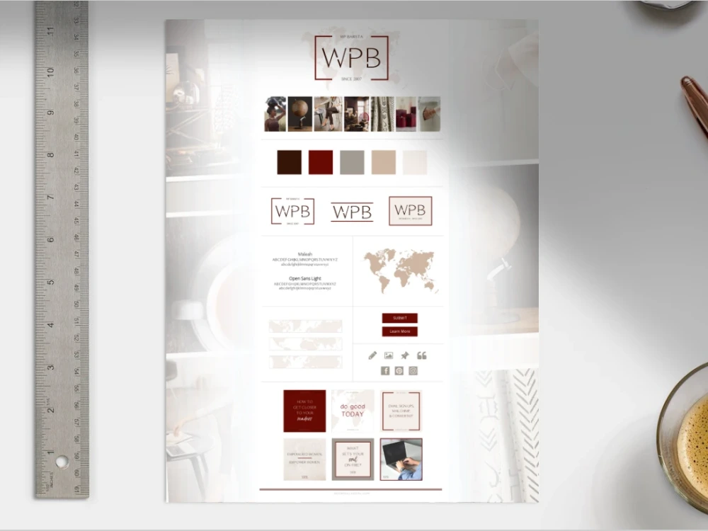 A cohesive visual brand identity with guidelines for usage. | Upwork