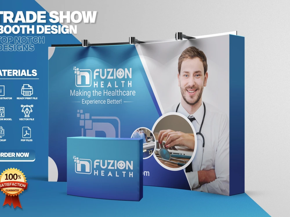 Backdrop, trade show booth, kiosk booth, or exhibition stand | Upwork