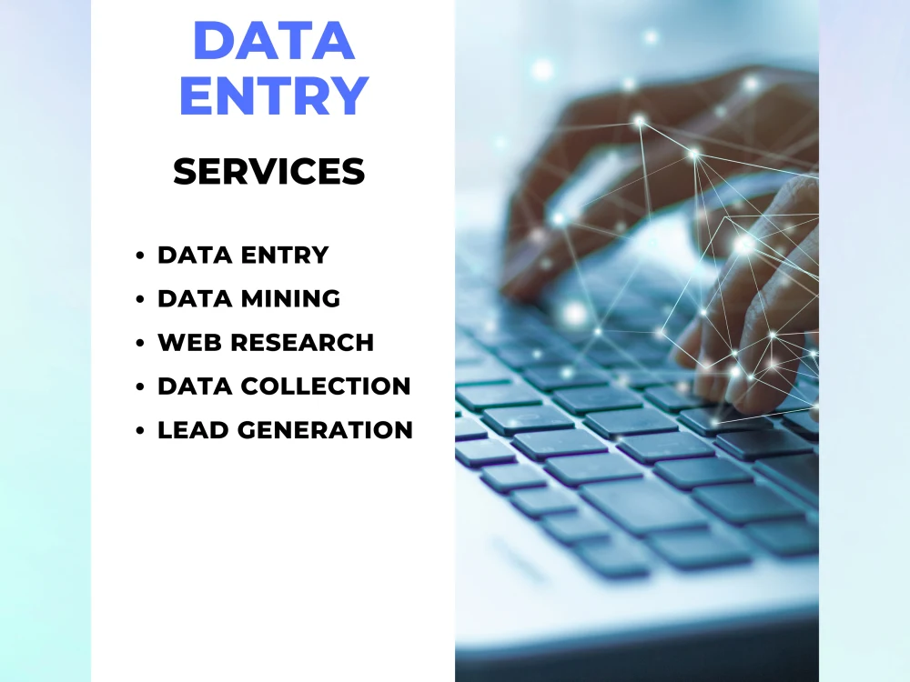 Data entry, web research, typing, copy paste & virtual assistant | Upwork