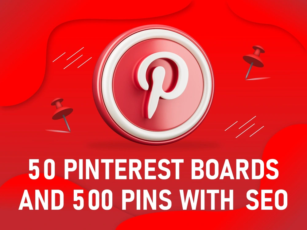 50 Pinterest Boards and 500 Pins with SEO | Upwork