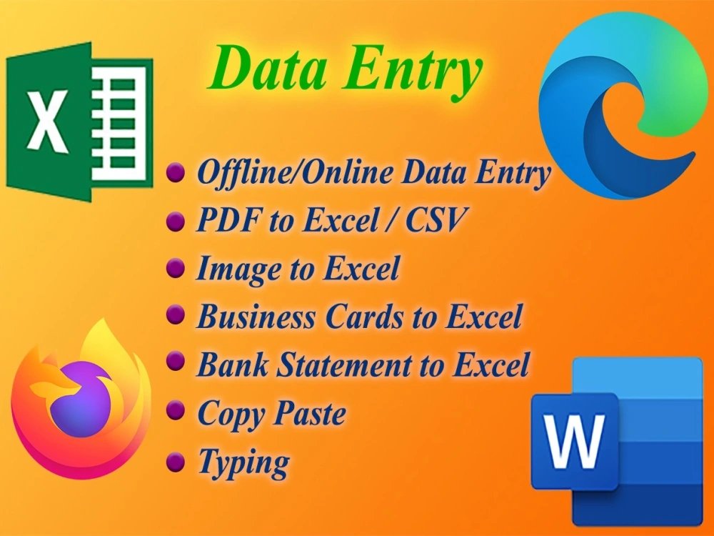 The non-editable file converted into Word/Excel or data entry services | Upwork