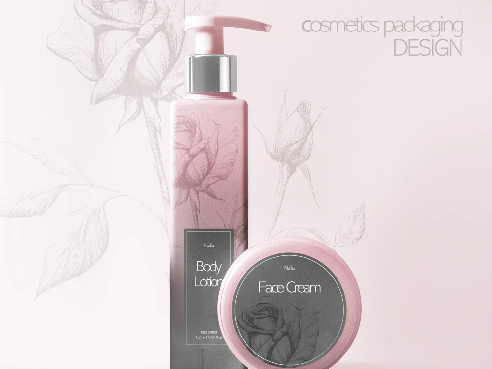 A floral packaging design | Upwork