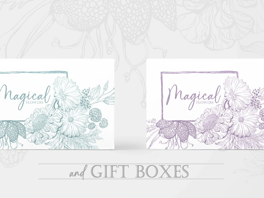A floral packaging design | Upwork