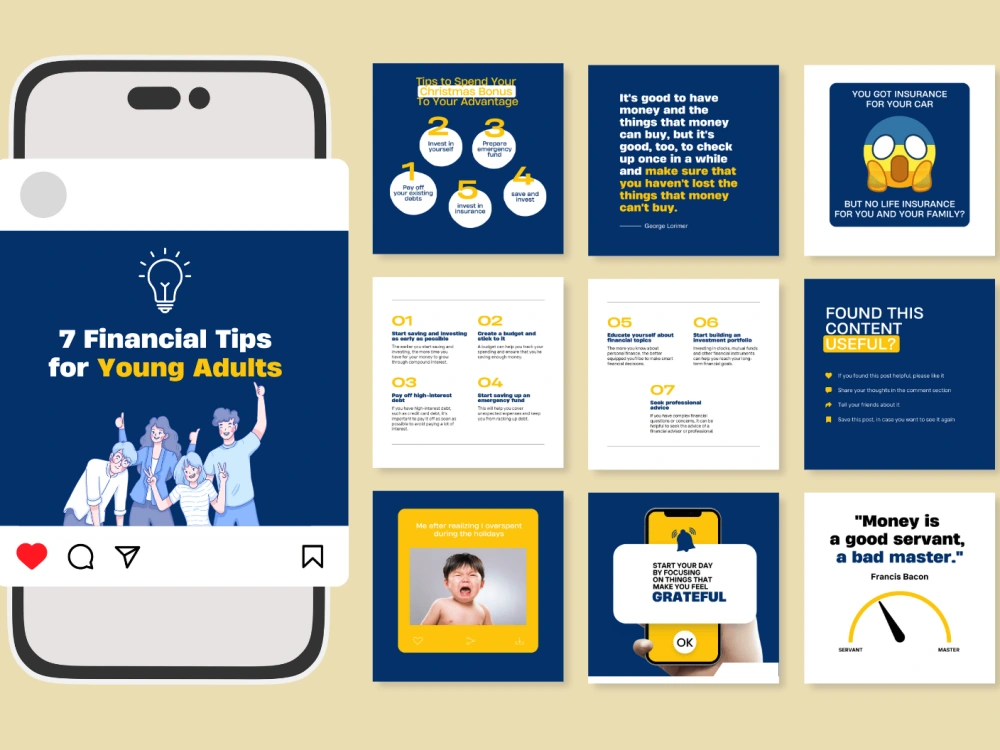 A set of 30 unique and customized social media posts for your business ...