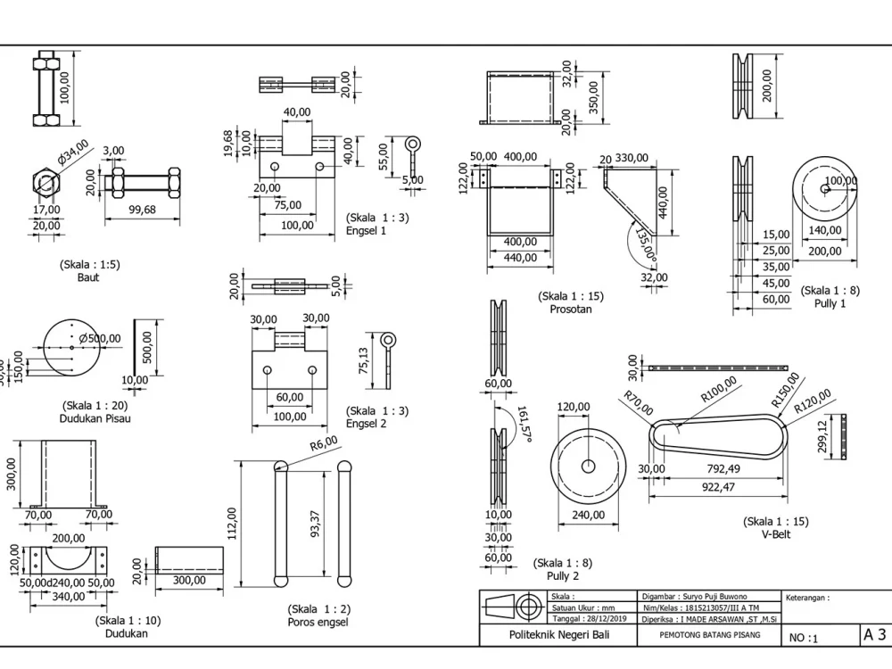 2D technical engineering drawings from any 3D cad design DWG IDW CAD ...