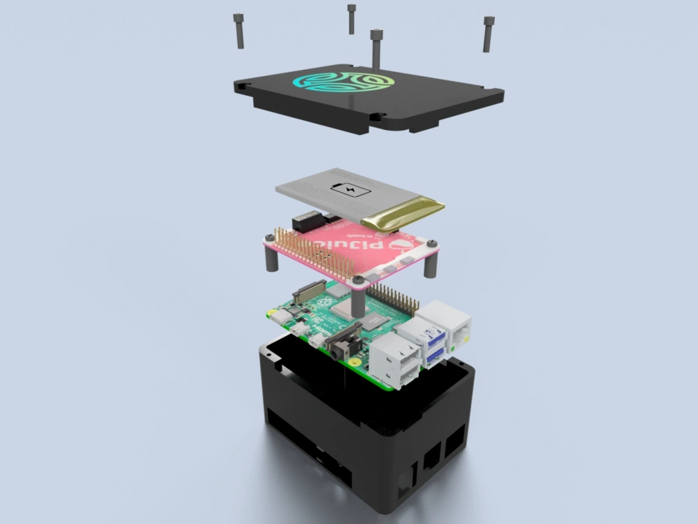 3D cad design animation presentation assembly and explode product view ...