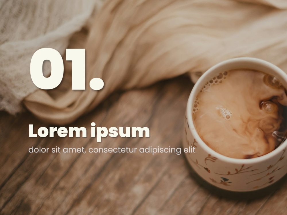 10 clean, minimalist & elegant break slide-deck (complete with ...