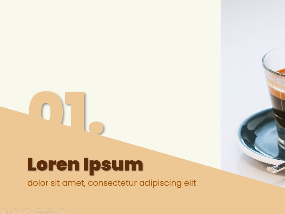 10 clean, minimalist & elegant break slide-deck (complete with ...