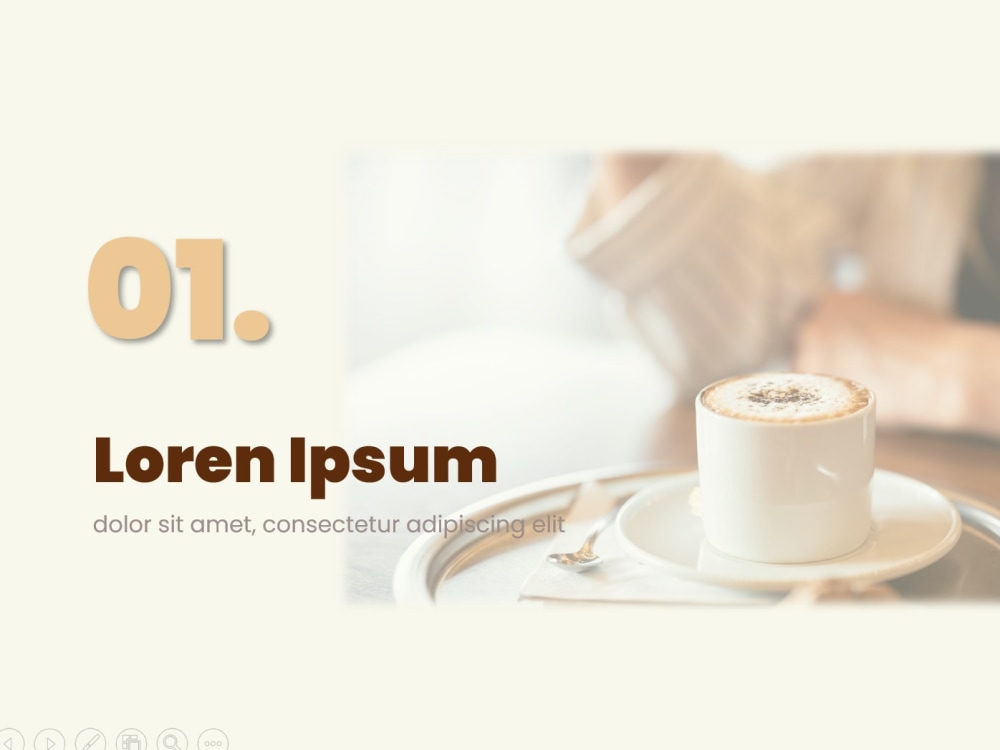 10 clean, minimalist & elegant break slide-deck (complete with ...