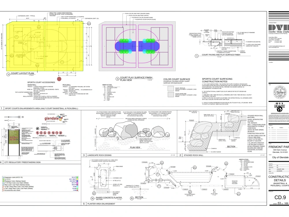 Draft sections, plans, architectural drafting, road construction ...