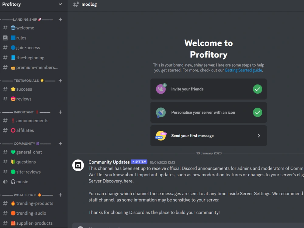 Fully functioning Discord for your community. Including Bots, Roles ...