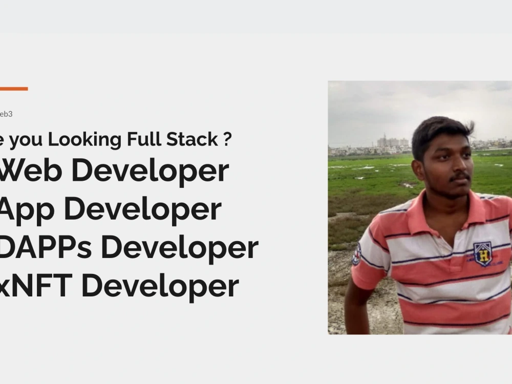 Full Stack Development For App Web And Solana Dapp Development Upwork