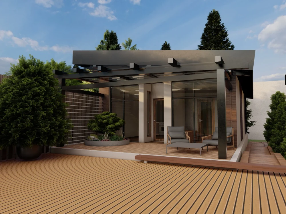 3D Visualization of the Cottage ArchiCAD Lumion Photoshop | Upwork