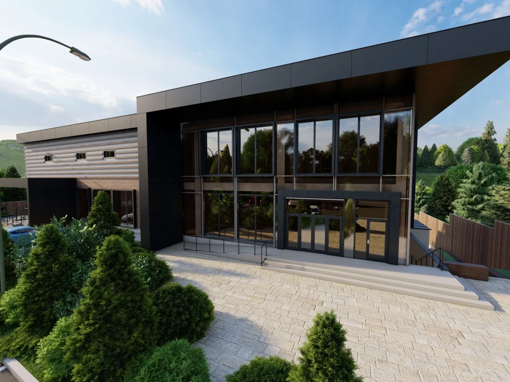 3D Visualization of the Cottage ArchiCAD Lumion Photoshop | Upwork