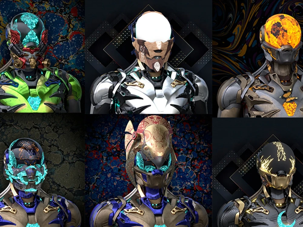 Unique 8,000 3D NFT art collection | Upwork