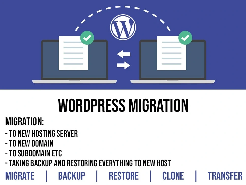 WordPress Migration, WordPress Website Restoration, WordPress Backup | Upwork