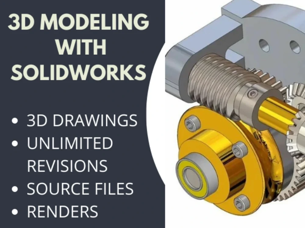 3D model and 3D mechanical solidwork design | Upwork