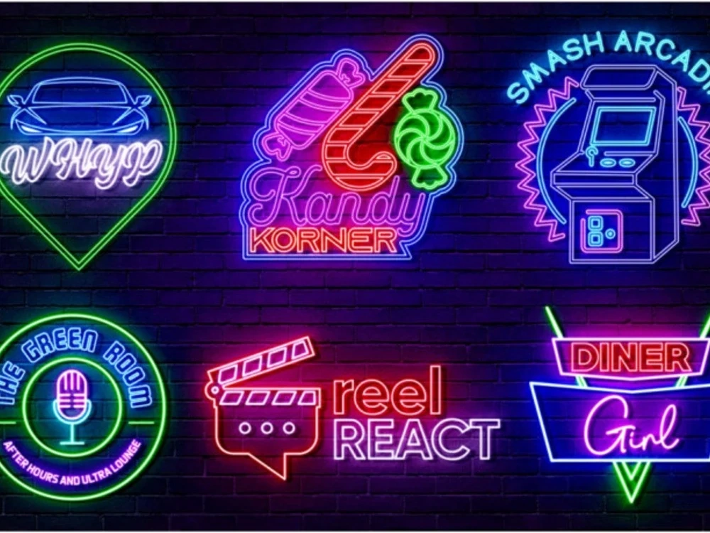 A neon logos for you in just 12 hours | Upwork