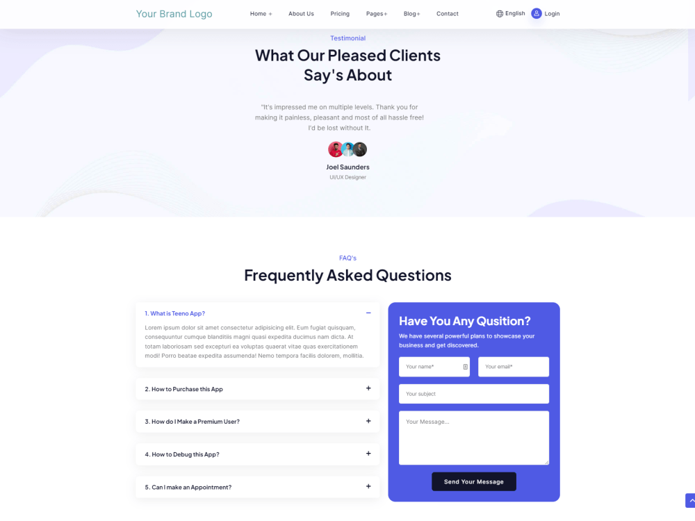 Angular project with Login, Dashboard, Admin screen. | Upwork