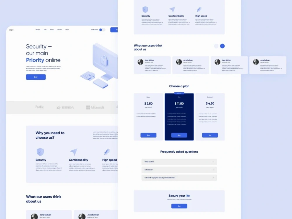 A modern and unique UI/UX design | Upwork